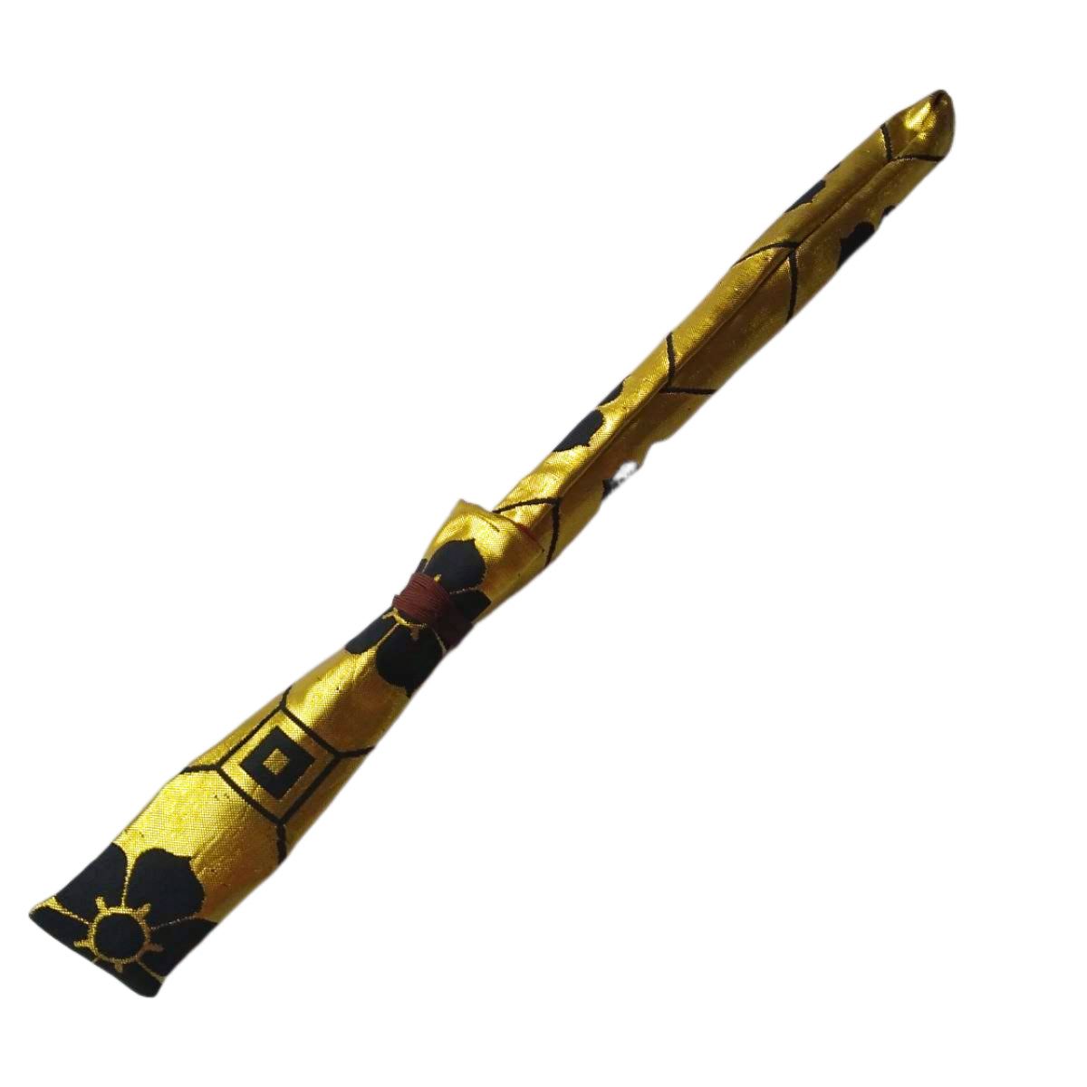 Bamboo flute, Shinobue Bag "Kunpu（薫風）"Japanese plum（Black & Gold ...